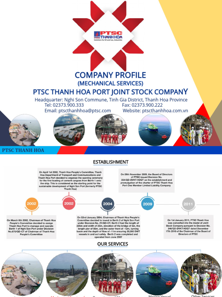 PTSC Thanh Hoa - Company Profile - 18.jan.20 (Eng) | PDF
