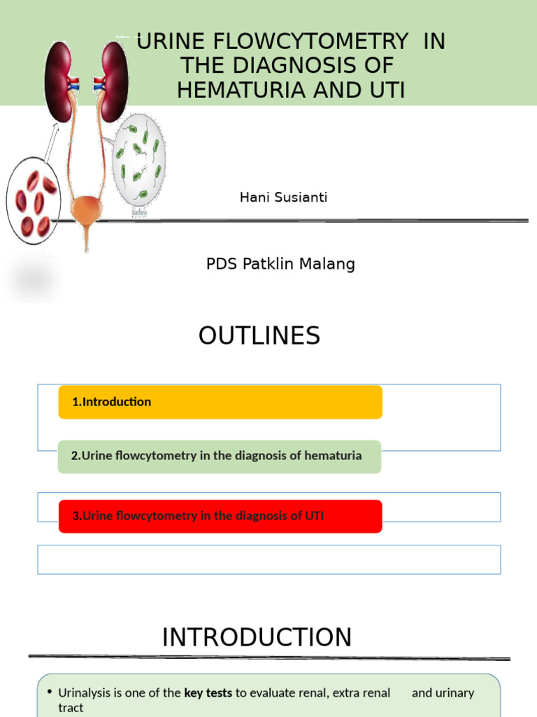 Urine Flowcytometry in The Diagnosis of Hematuria and UTI - DR DR Hani Susianti SPPK K | PDF ...