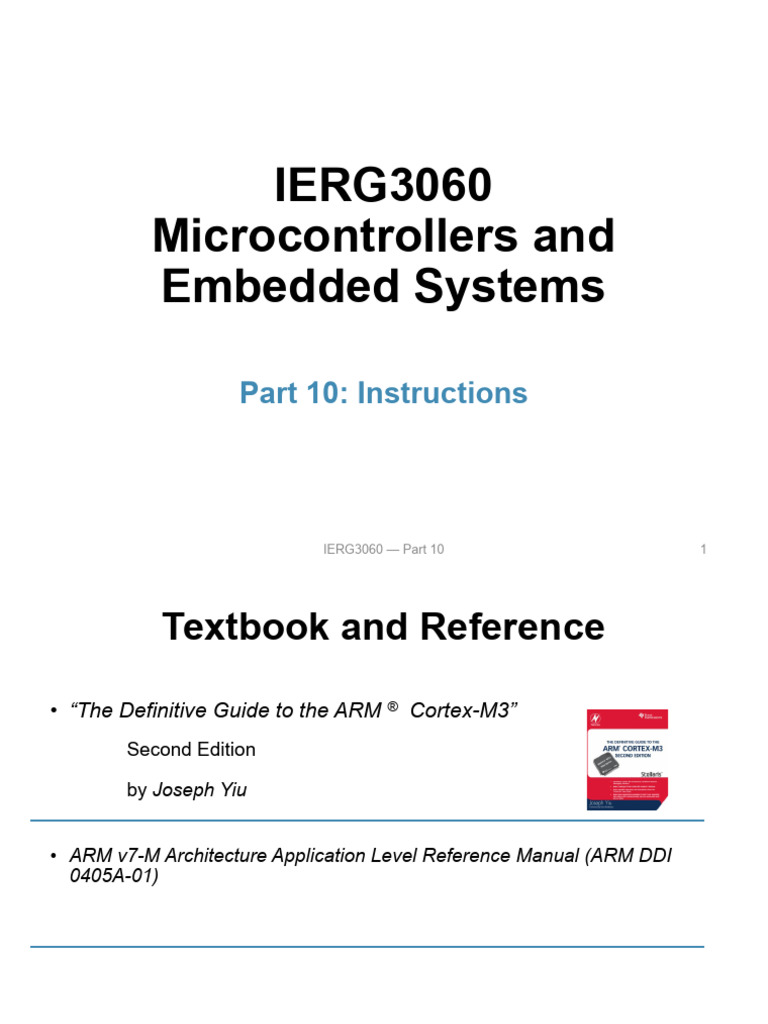 IERG3060 10 Instructions | PDF | Assembly Language | Control Flow