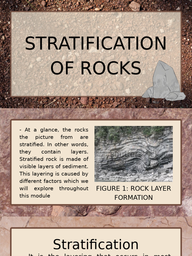 Stratification of Rocks Lesson 4.2 | PDF | Sedimentary Rock | Rock ...