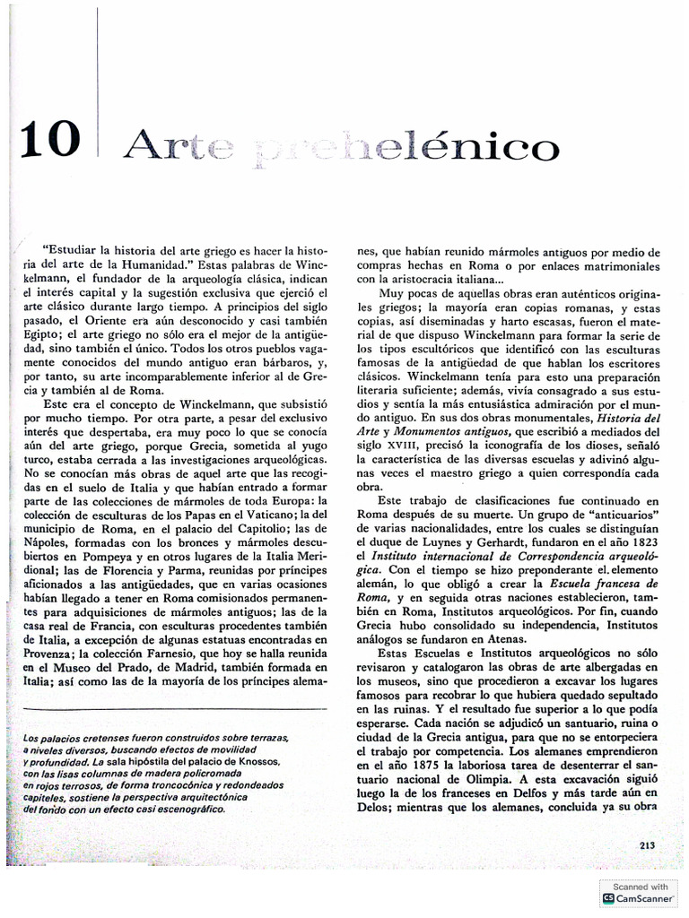 Arte Prehelénico | PDF