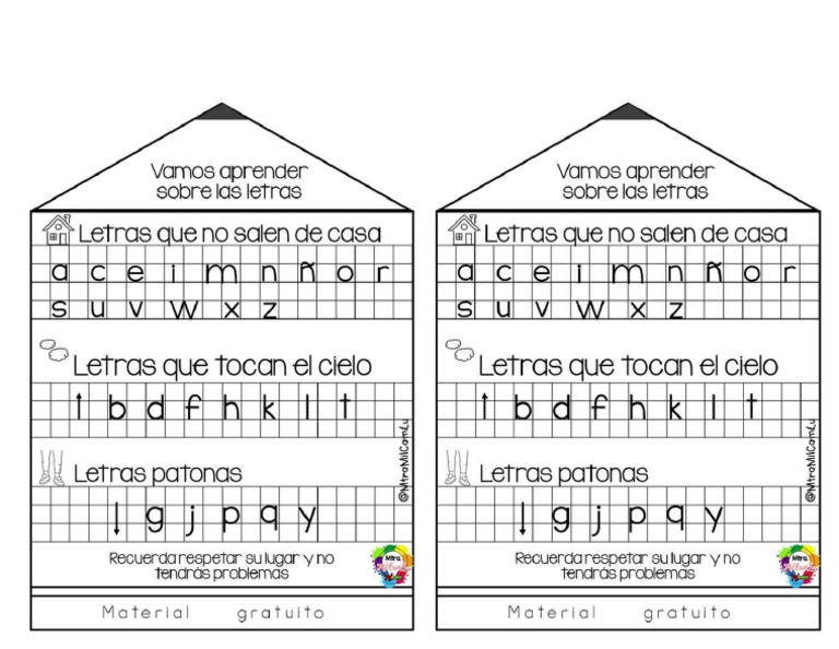 Letras Que Suben, Bajan | PDF