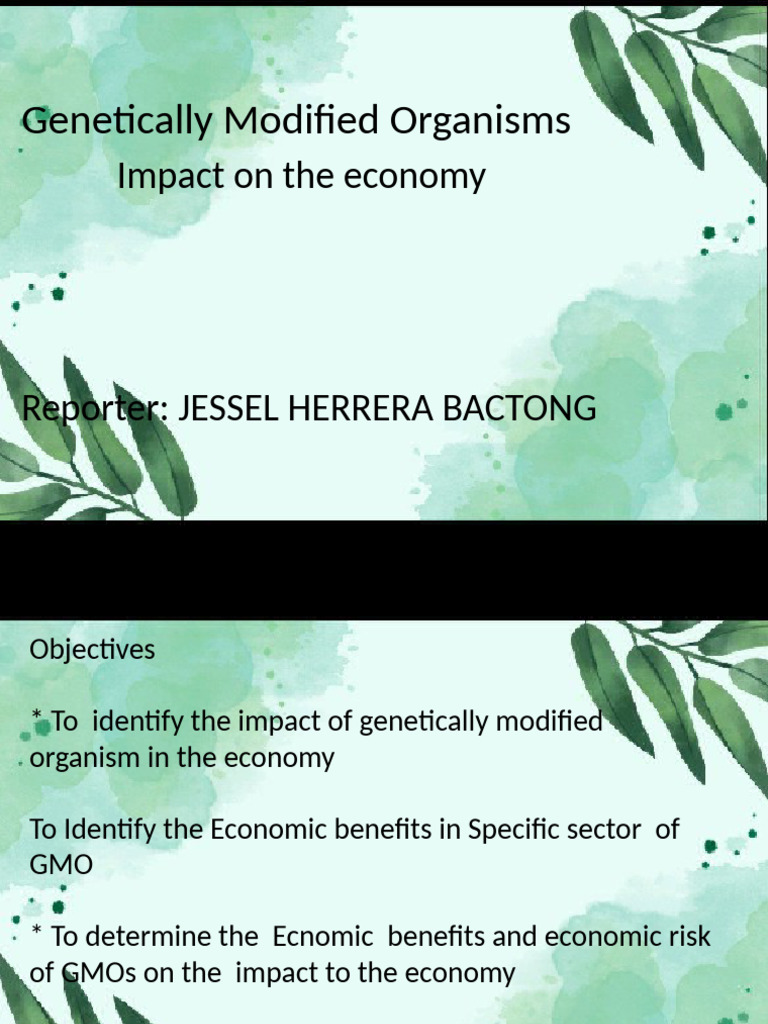 Genetically Modified | PDF
