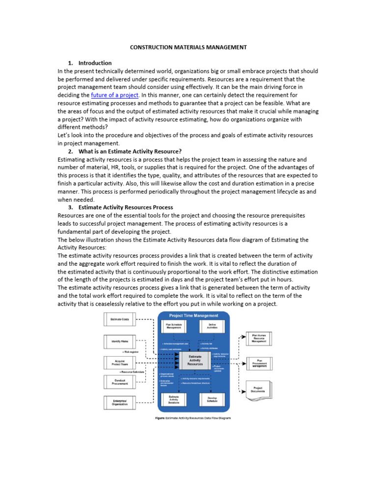 Unit 3 - Construction Materials Managment | PDF | Supply Chain ...