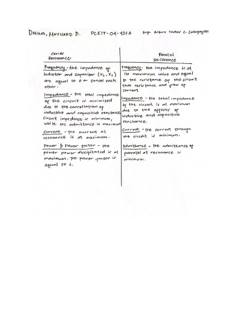 Resonance Circuit Pdf 7181