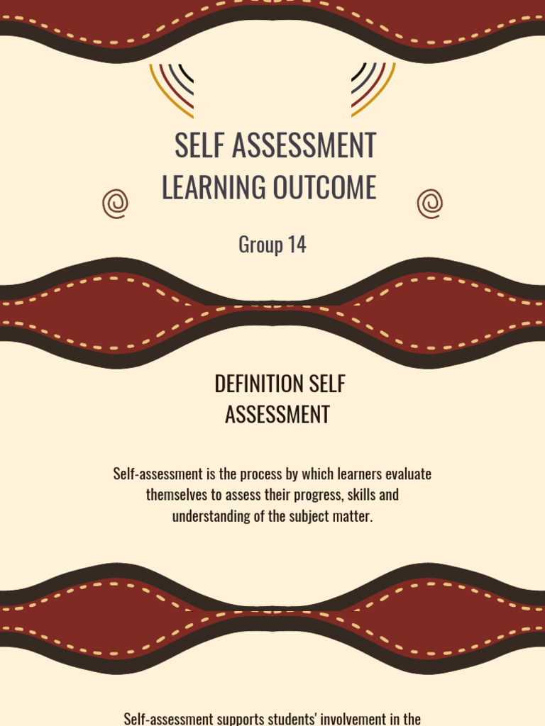 Self Assessment | PDF | Educational Assessment | Learning