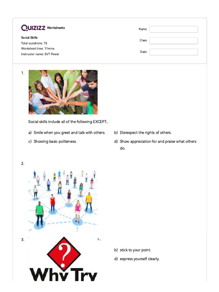 Quizizz Communication Skills