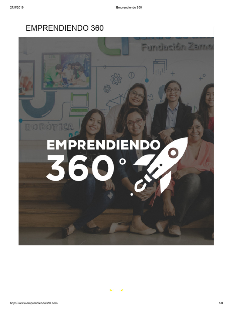 Emprendiendo 360 Aplicación | PDF | Iniciativa empresarial | Negocios económicos