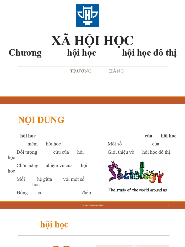 C 13456. Xa Hoi Hoc Va XHH Do Thi | PDF