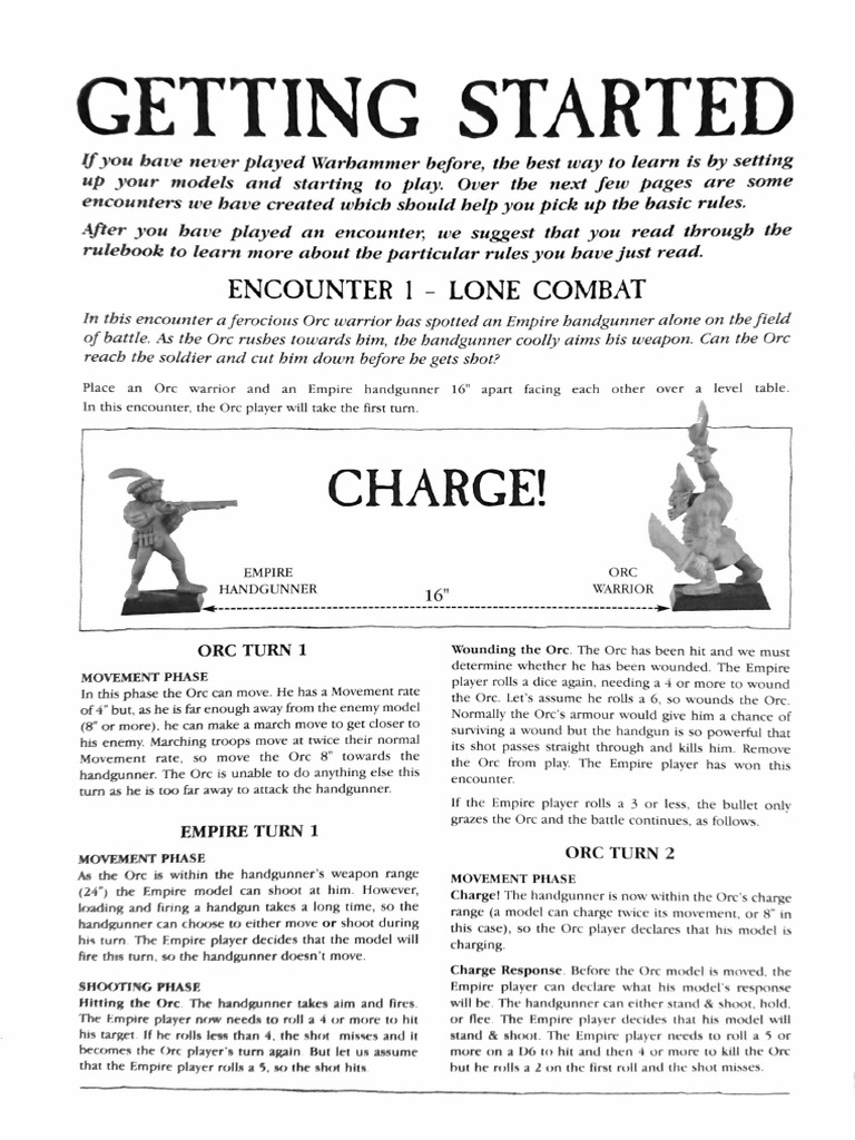 WHFB 6th Ed Getting Started Pamphlet | PDF
