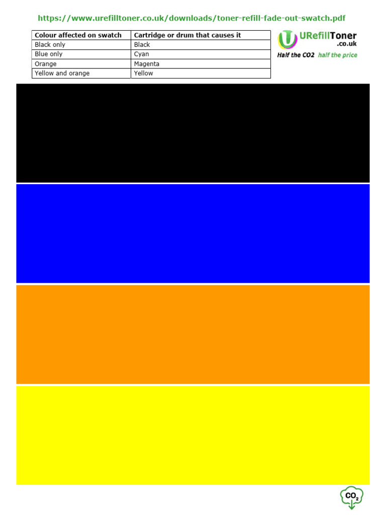Toner Refill Fade Out Swatch | PDF