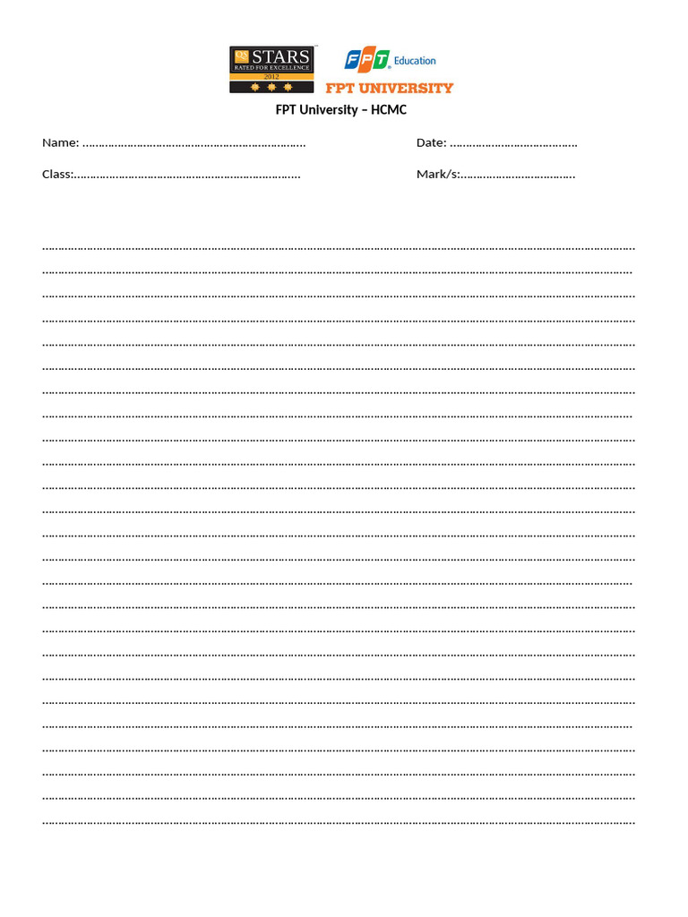 Writing Template | PDF