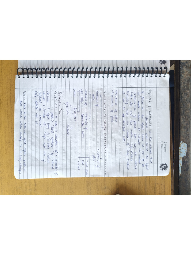 Engineering Machenics Notes | PDF