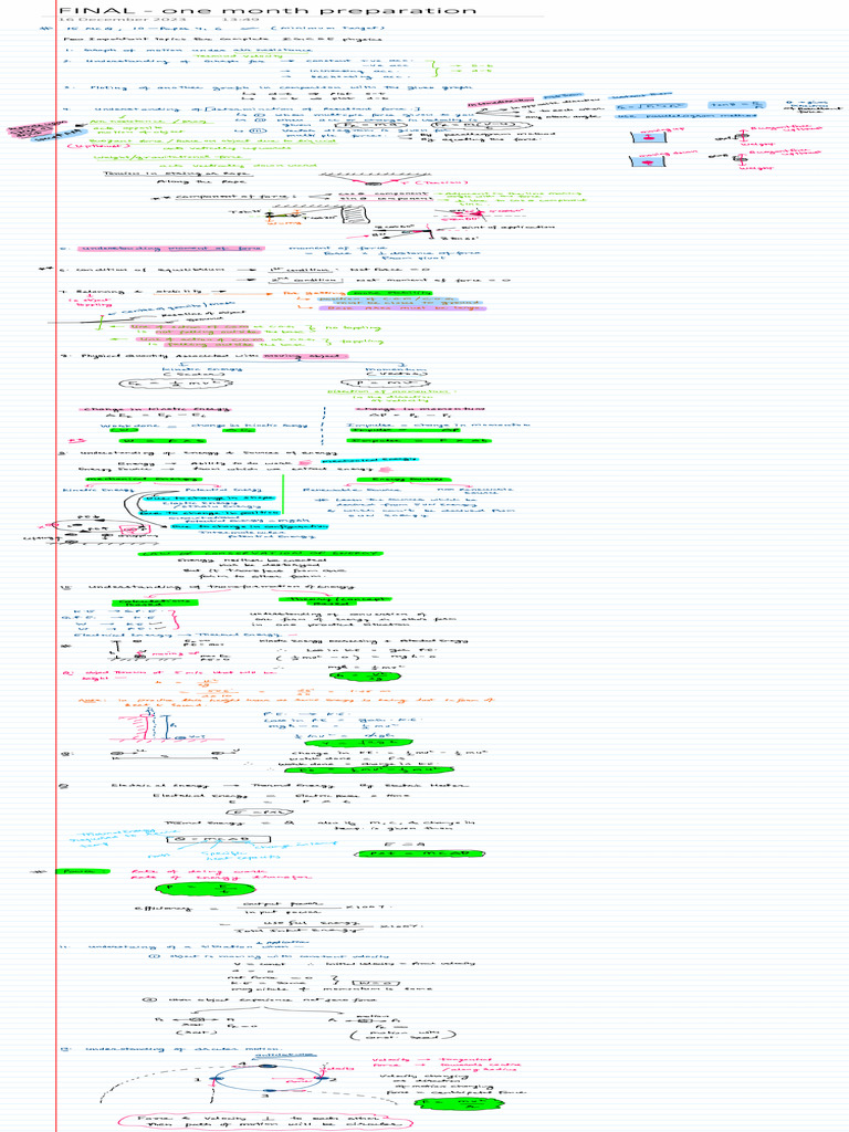 FINAL - One Month Preparation | PDF