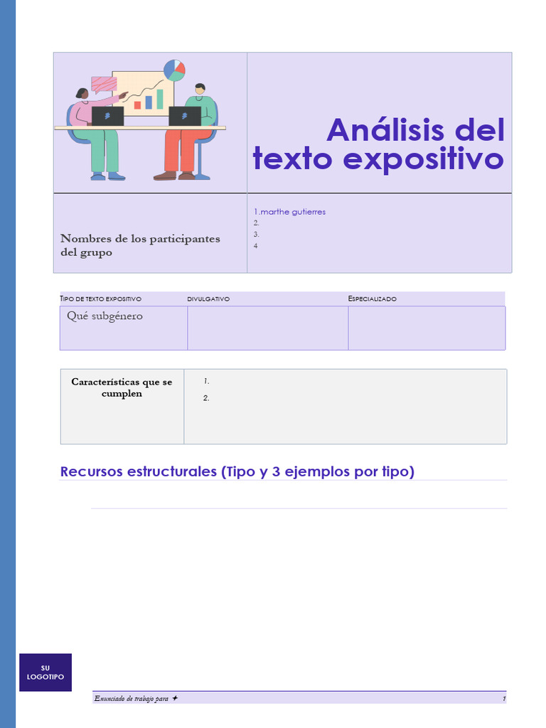 Mami Sabado Ficha para Análisis Del Texto Expositivo | PDF