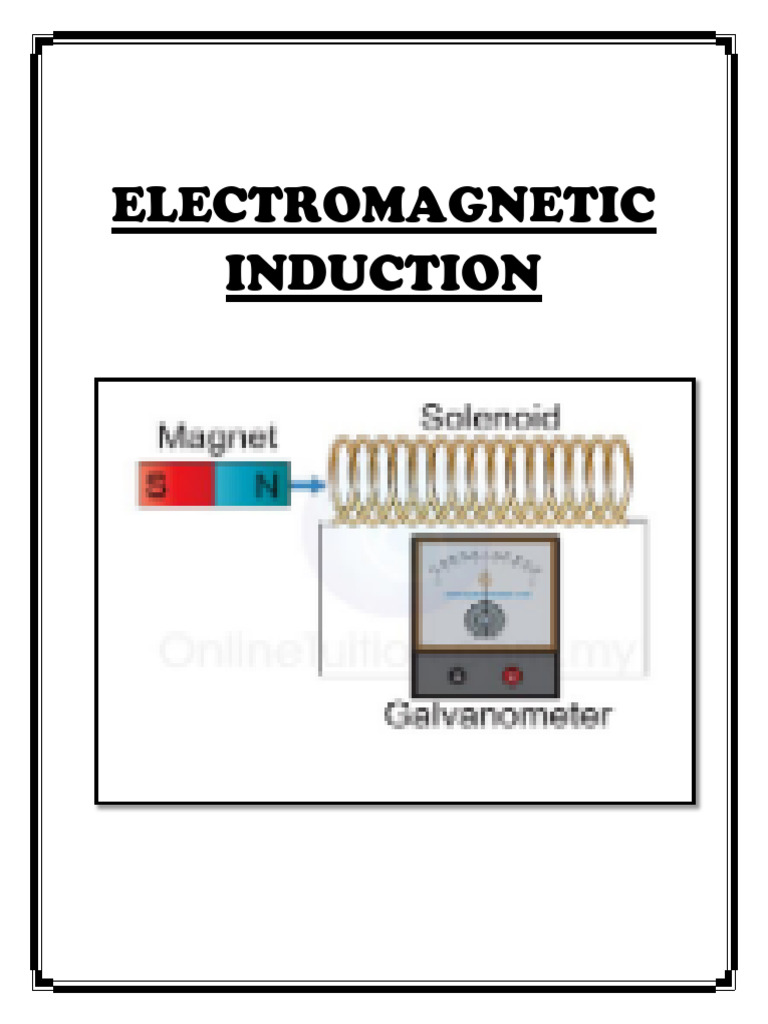 Understanding Electromagnetic Induction | PDF | Electromagnetic Induction | Inductor