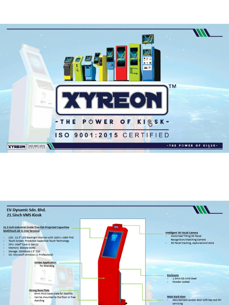 Kiosk Specification and Design | PDF