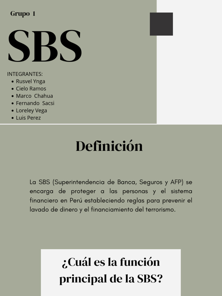 La SBS | PDF