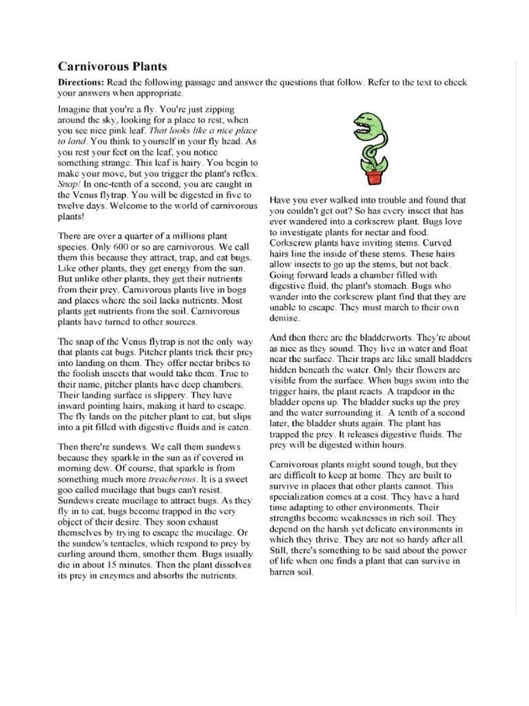 Carnivorous | PDF