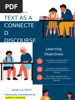 Understanding Text as Connected Discourse | PDF | Communication | Discourse