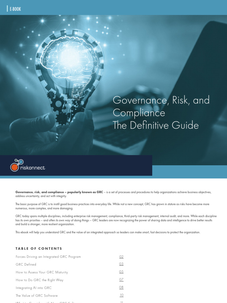 The Definitive Guide To GRC | PDF | Artificial Intelligence ...
