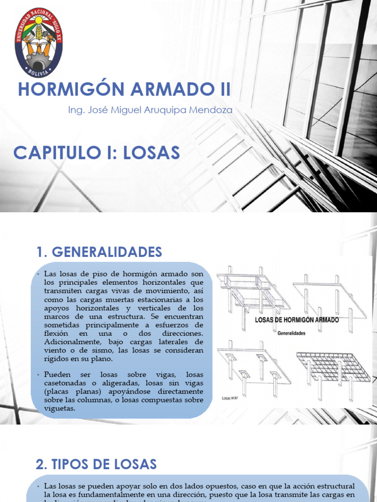 Capitulo I Hormigón Armado II | PDF | Viga (Estructura) | Hormigón