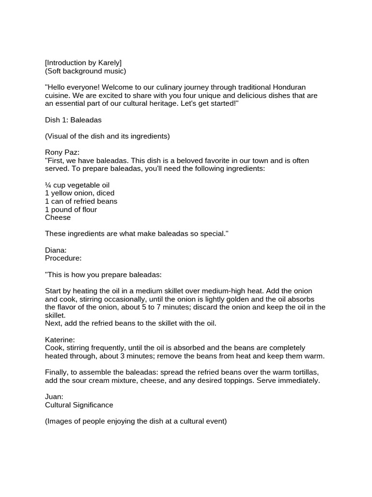 Entrevista Platos de Comida | PDF | Alimentos | Cocina