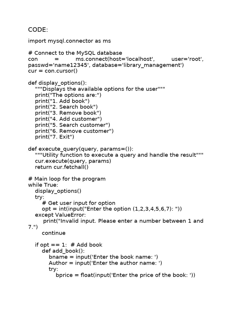 Code CS Project | PDF