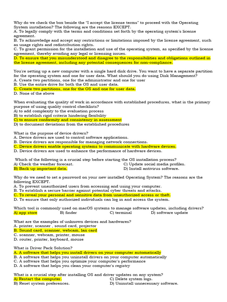 Final Reviewer Css 2nd Quarter | PDF | Operating System | Installation ...