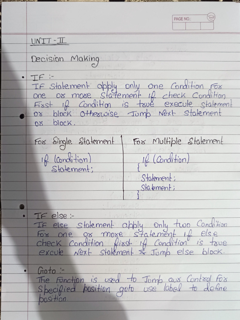 C - Language Assignment UNIT - 2 | PDF