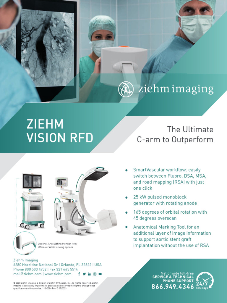 Ziehm Vision RFD v1 30 - Web | PDF | Interventional Radiology | Usability