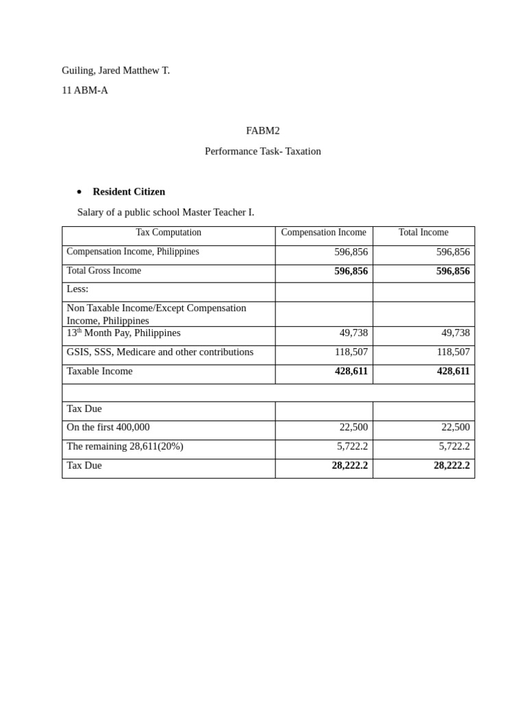 Taxation Ptask | PDF