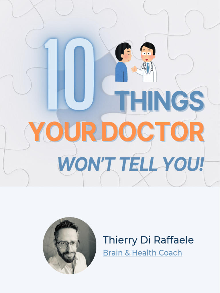 10 Things Doctors Won T Tell You 1732605320 | PDF | Salt | Cholesterol