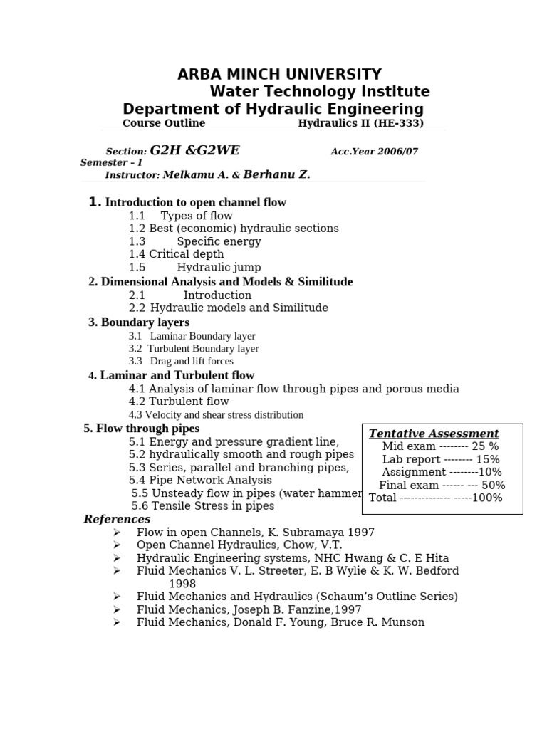 Course Outline HE-233 | PDF