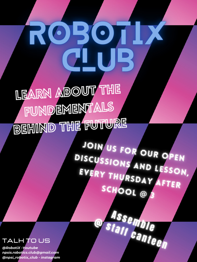 RobotiX Club Poster | PDF