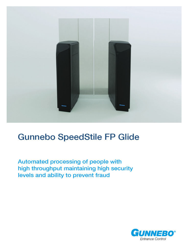 Gunnebo SpeedStile FP Glide PDS | PDF