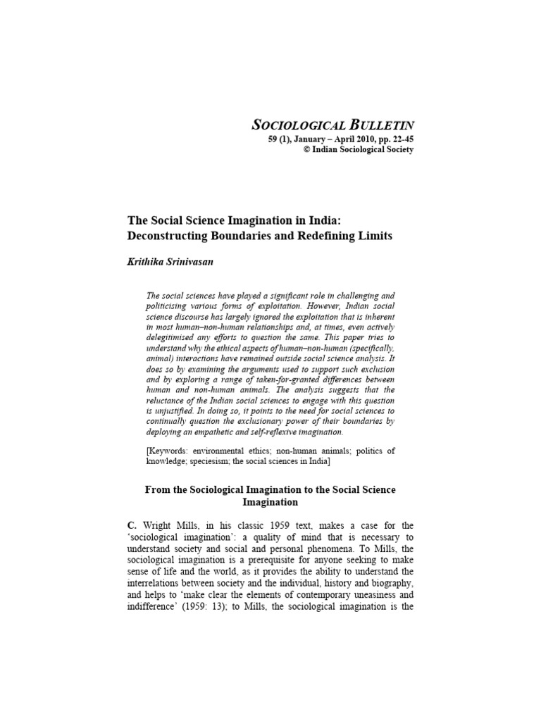 SSI Paper in SB | PDF | Pain | Social Sciences