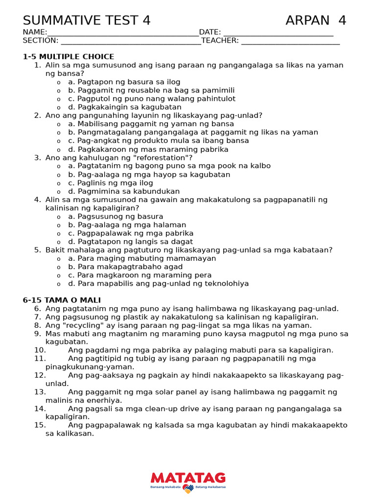 Arpan 4 Summative 04 | PDF