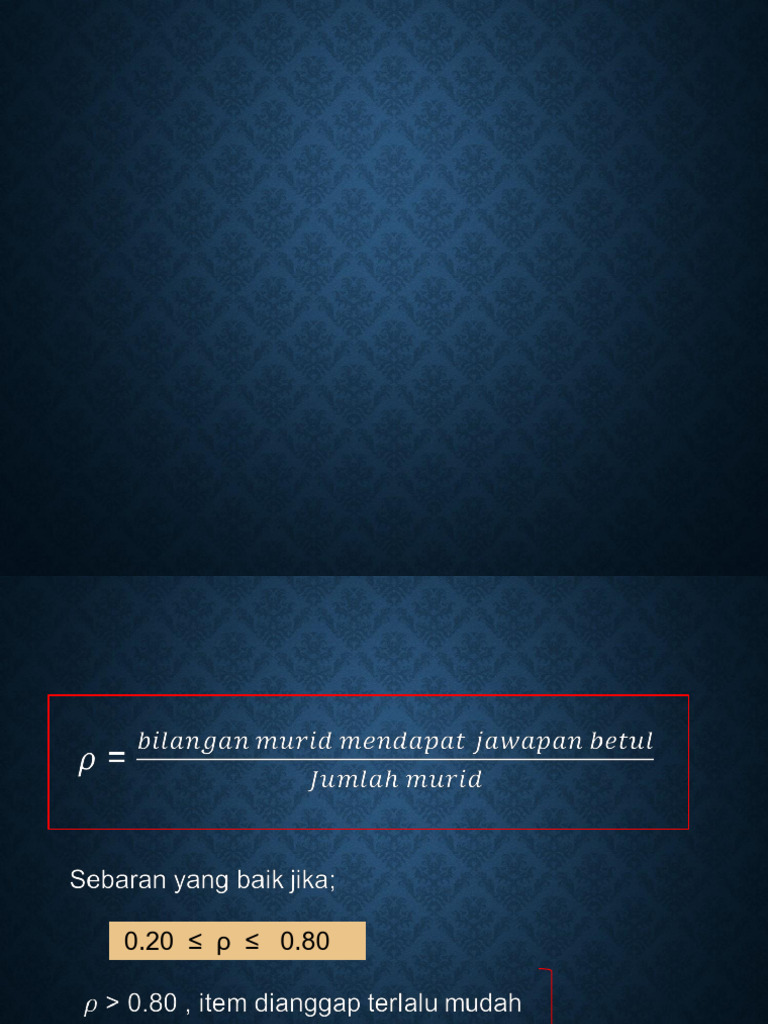 T8 Indeks Kesukaran - I.diskriminasi Dan Analisis Distraktor | PDF