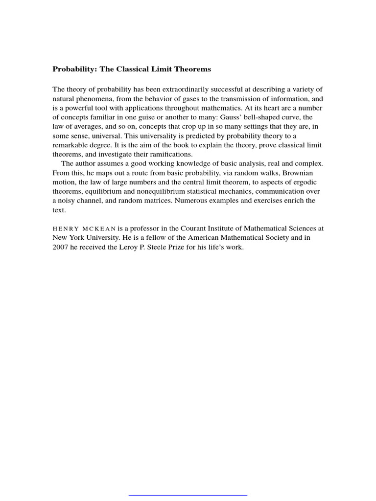 Proba McKean | PDF | Integer | Mathematics