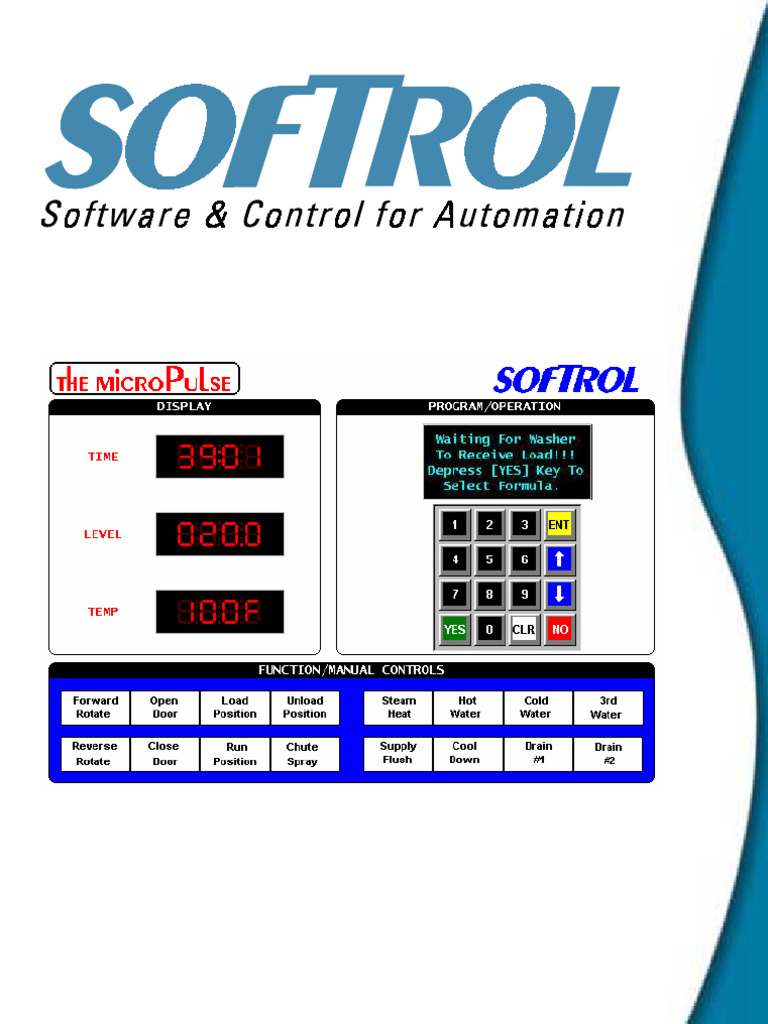 MicroPulse Washer Controller Guide | PDF | Valve | Machines