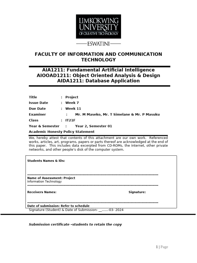 OOAD and Ai | PDF | Feasibility Study | Software Testing OOAD and Ai | PDF | Feasibility Study | Software Testing