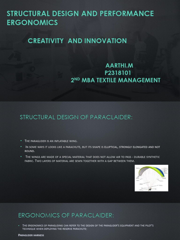 Structural Design & Ergonomics Overview | PDF | Parachute | Strength Of ...