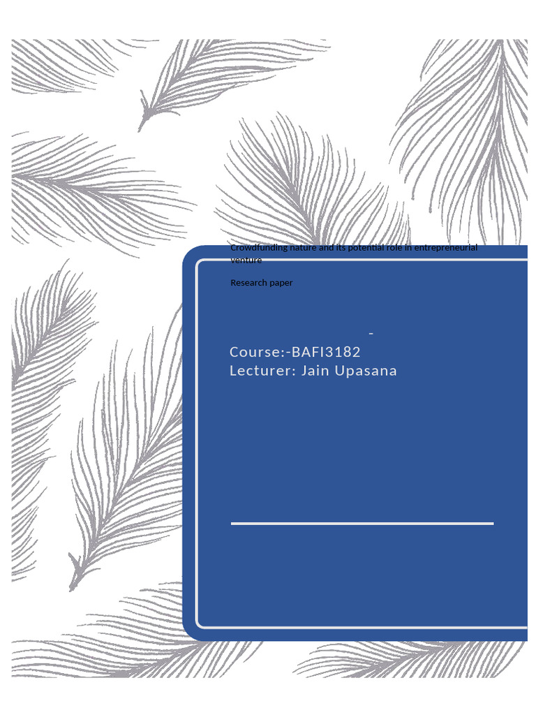 Assignment 3-Tran Thi Van Khanh-S3748699 | PDF | Entrepreneurship ...