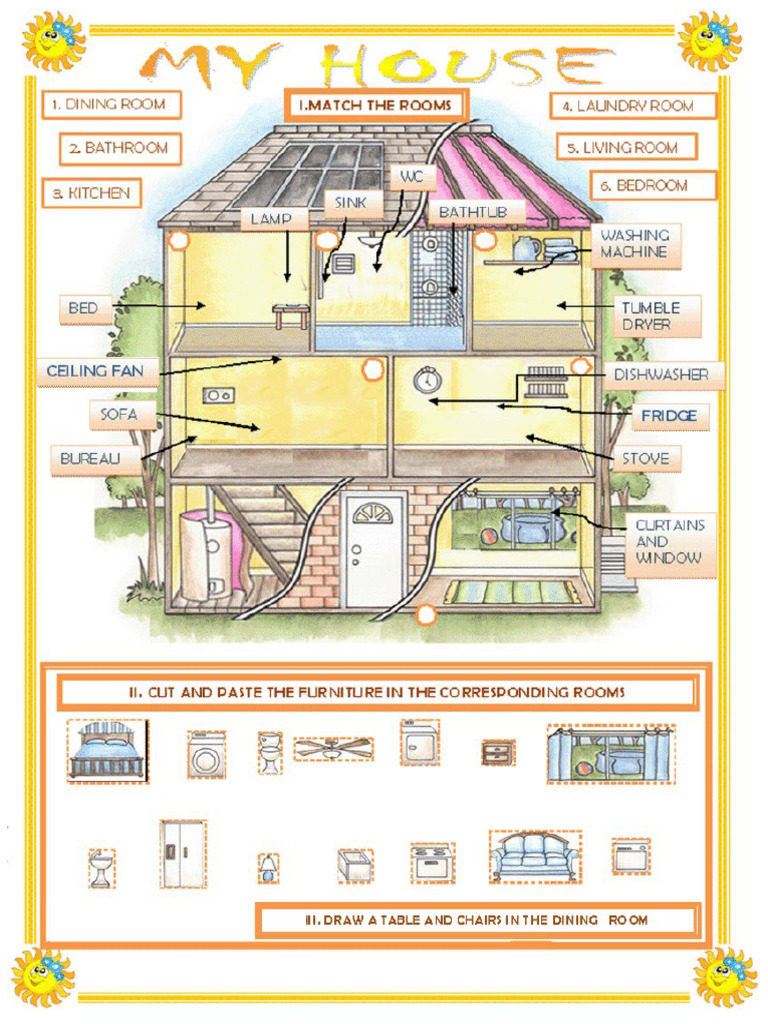 My House Fun Activities Games - 7509 | PDF