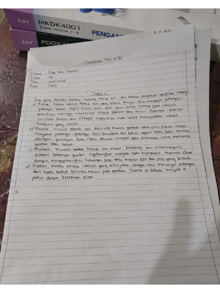 Tugas 3 Seni Aida Isma Febrianti | PDF