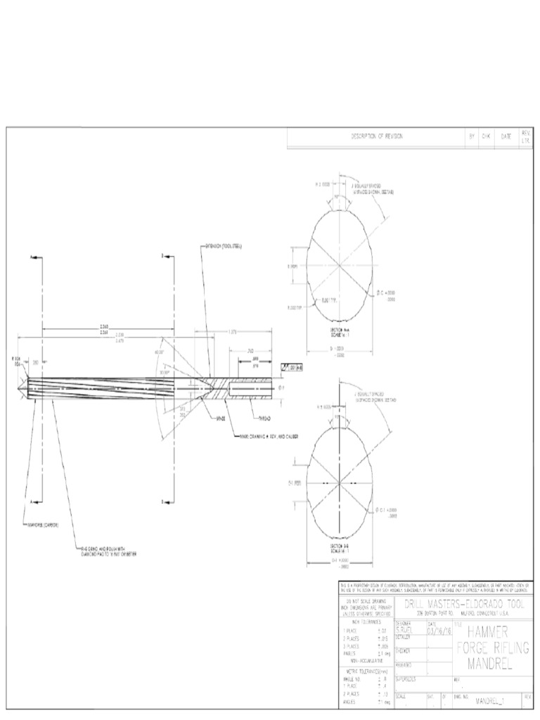 Mandrel 1 | PDF
