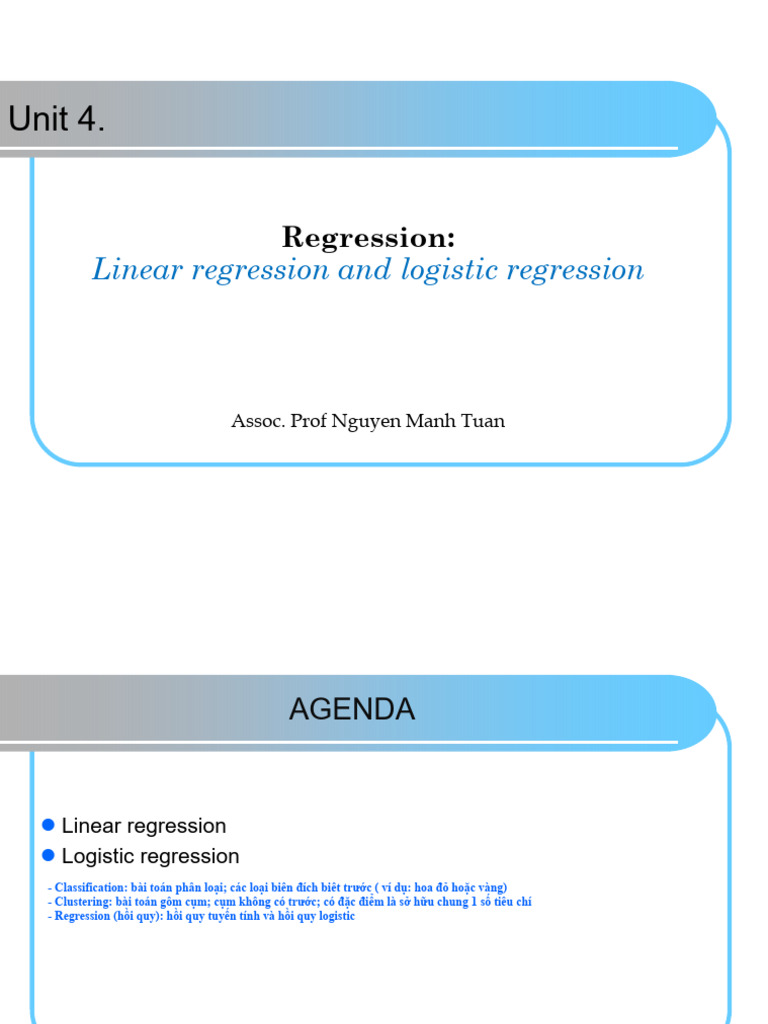 Unit 5 Regression Pdf 