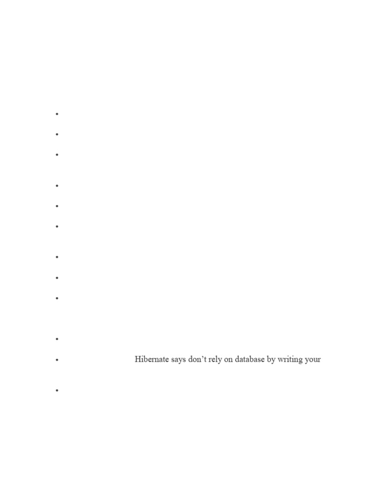 Hibernate List Of Features In Hibernate Pdf Computing Computer 3752