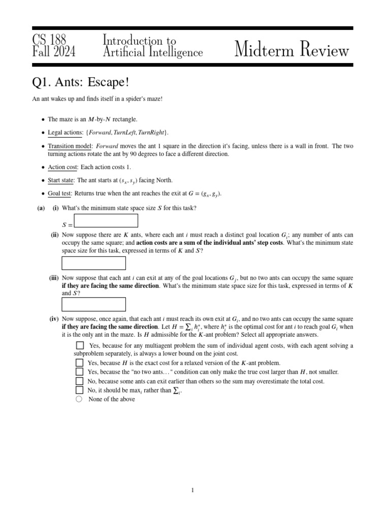 Midterm Review | PDF | Theoretical Computer Science | Applied Mathematics Midterm Review | PDF | Theoretical Computer Science | Applied Mathematics